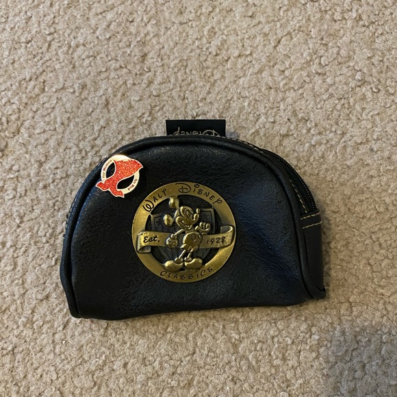 Disney | Bags | Disney Classic Leather Coin Purse | Poshmark